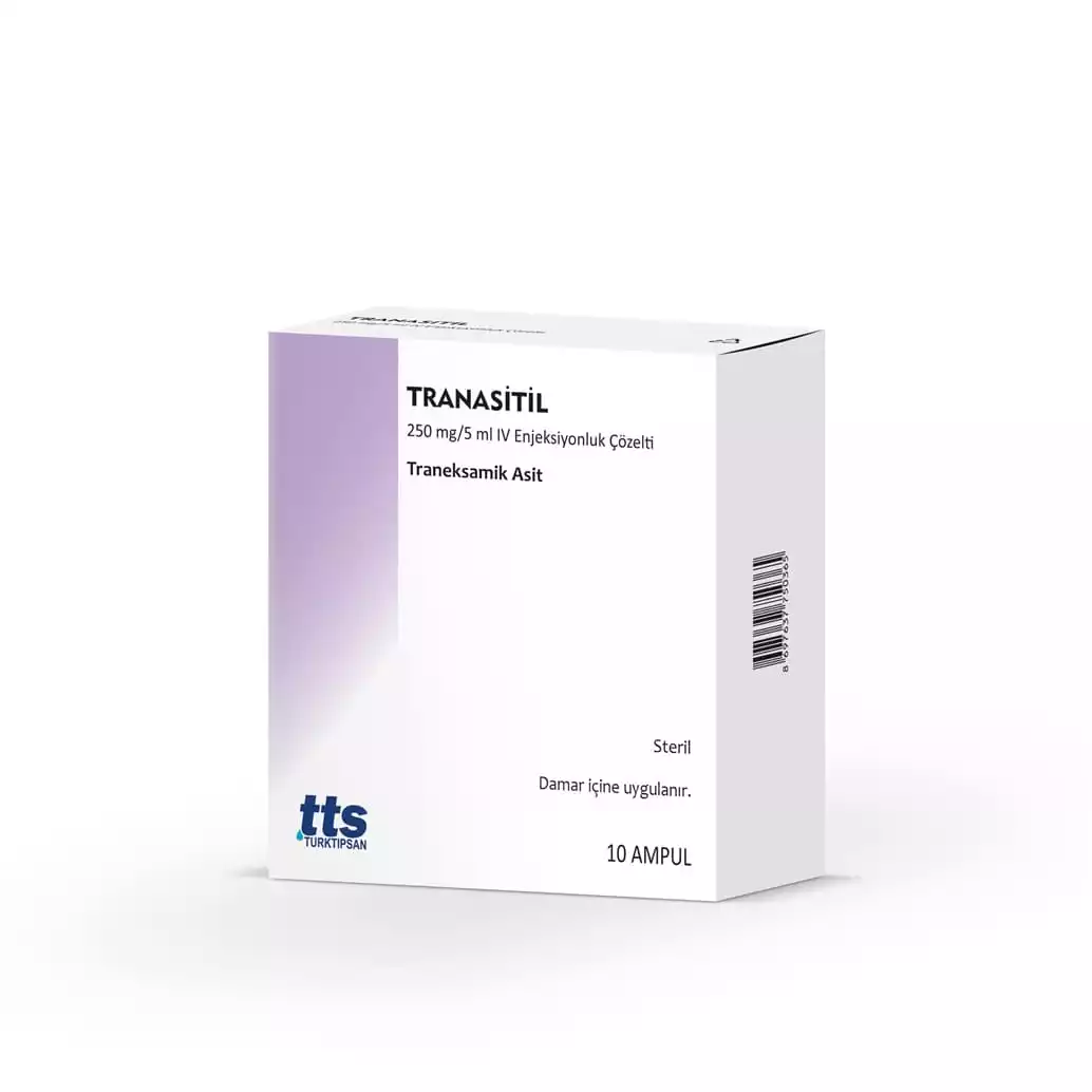 Tranacitil 250 mg/5 ml im/iv solution for injection